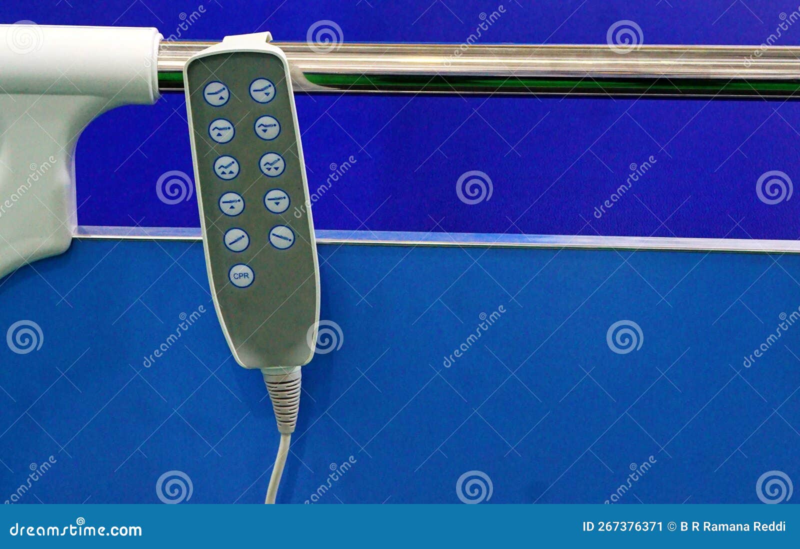Control Panel of Hospital Patiect Care Bed Stock Image - Image of ...