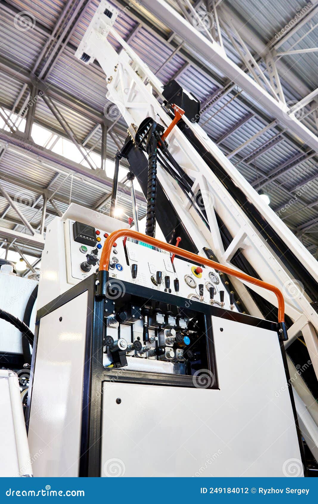 Control Panel of Hydraulic Drilling Rig Stock Photo - Image of drilling ...