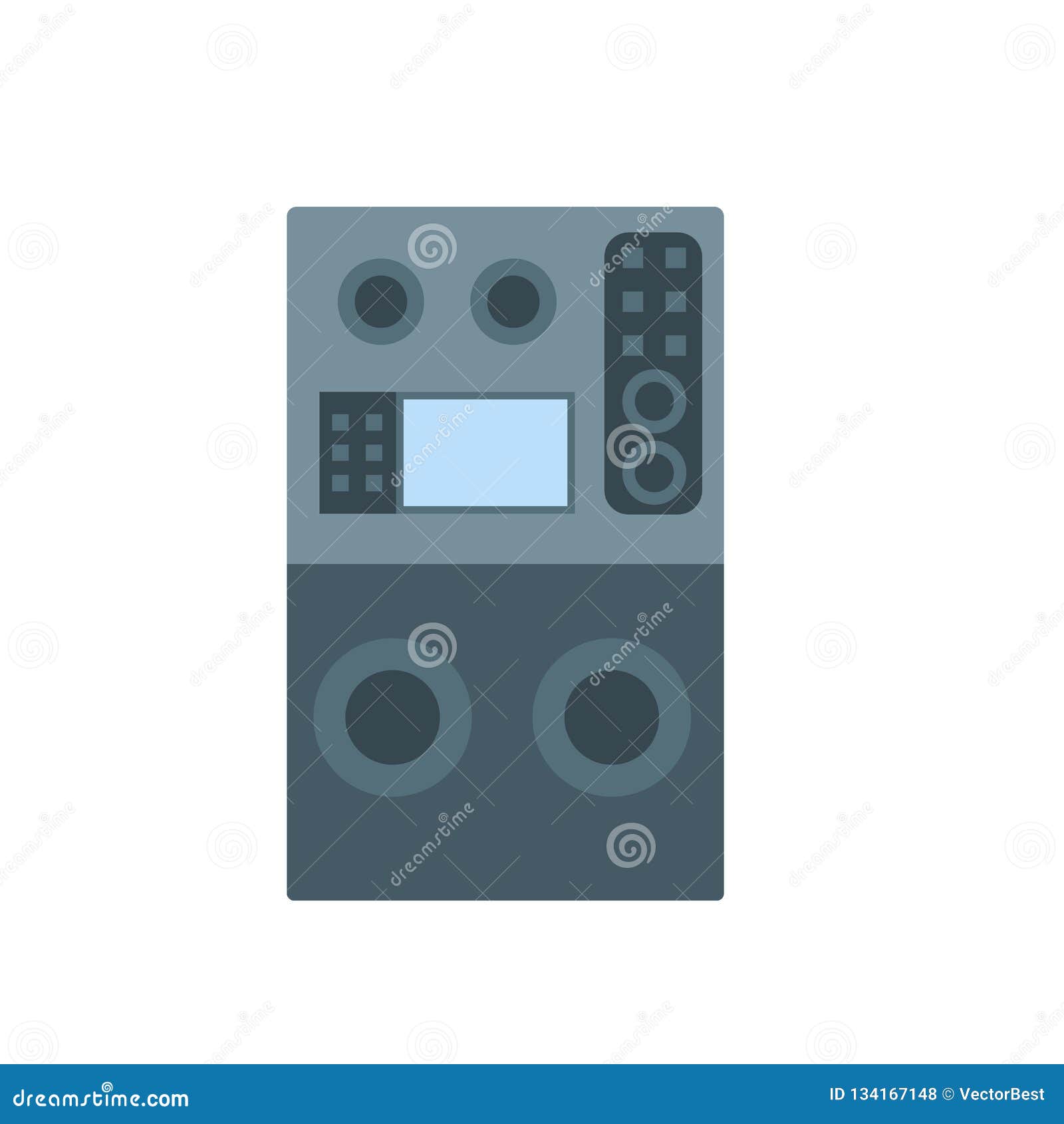 Control Panel Icon Vector Isolated on White Background, Control Panel ...
