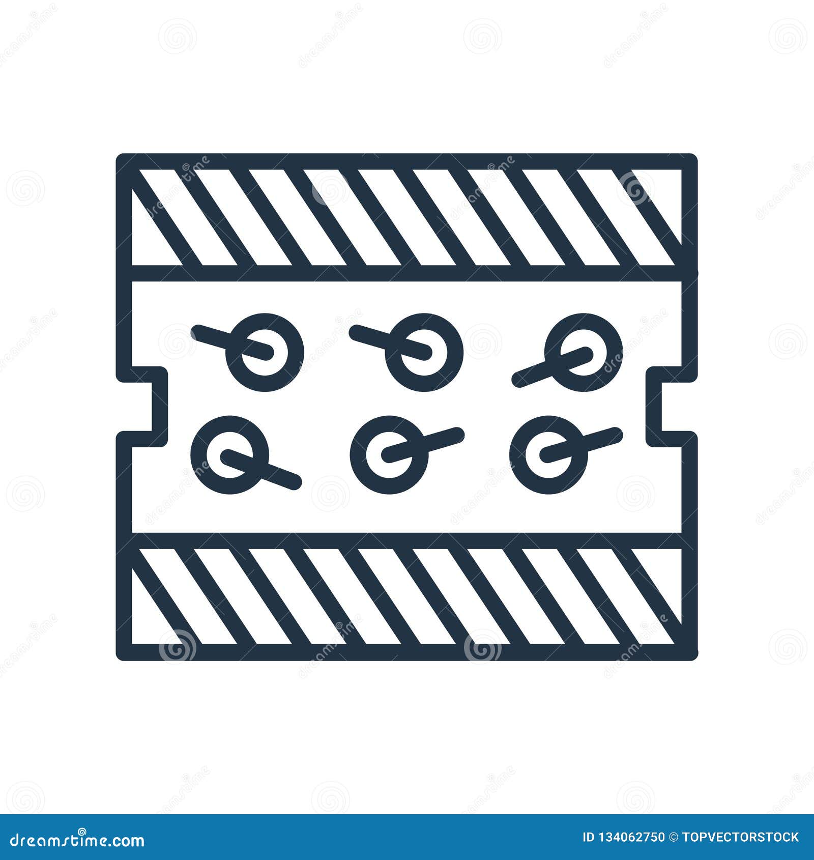 Control Panel Icon Vector Isolated on White Background, Control Panel ...