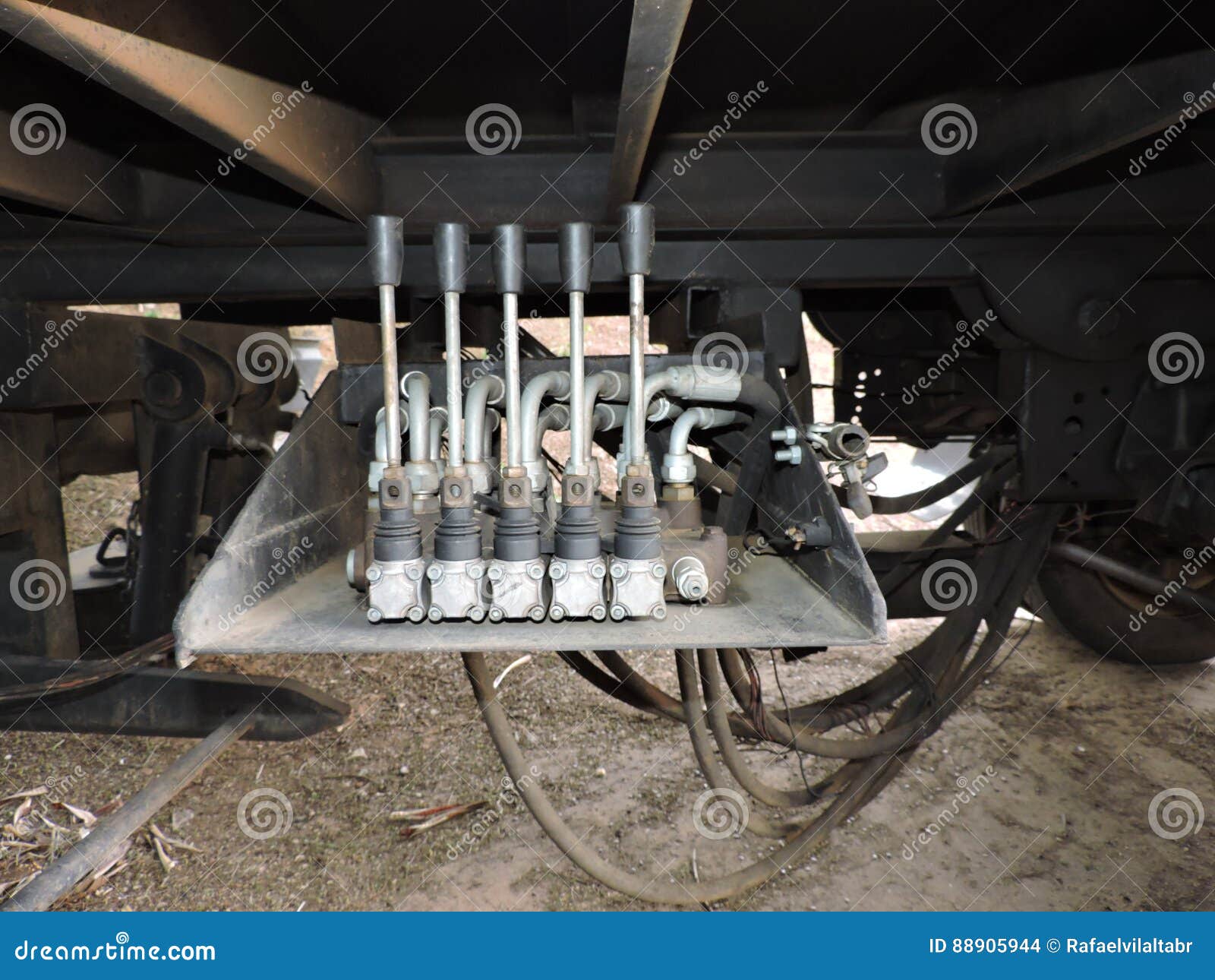 Control Panel, Industrial Control, and Their Levers Stock Photo - Image ...
