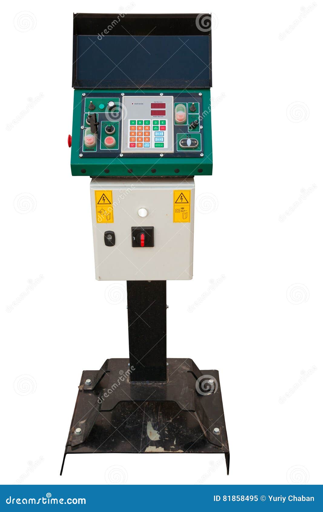 Control panel stock image. Image of electrical, engineer - 81858495