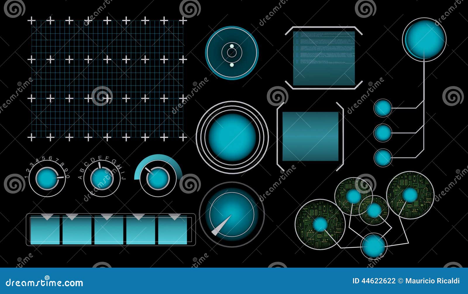 Control panel stock illustration. Illustration of internet - 44622622