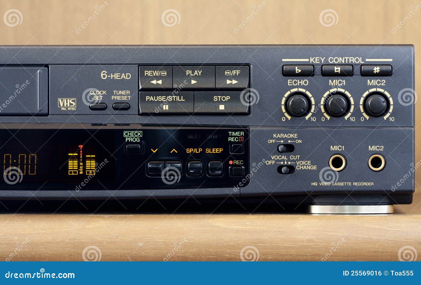 Control Panel of a Karaoke Video Recorder Stock Photo - Image of ...