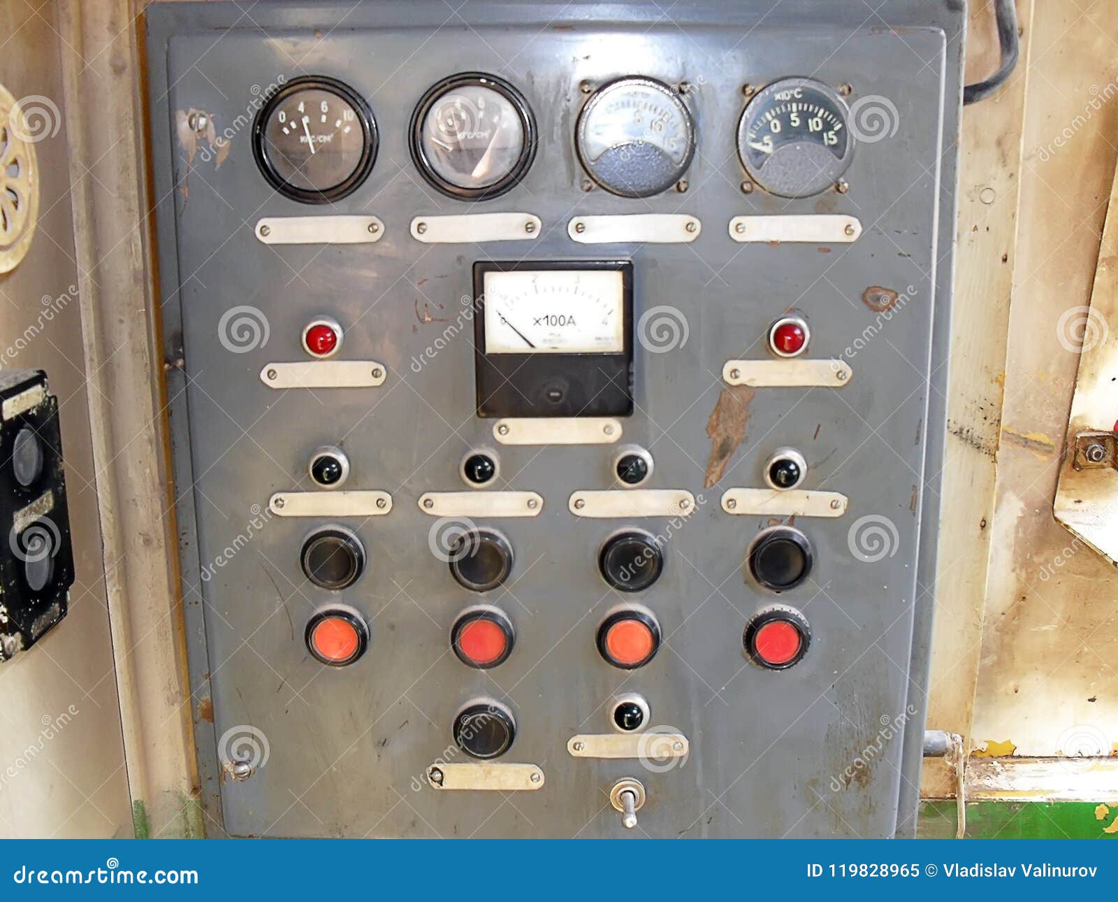Control Panel in Laboratory Stock Image - Image of development, measure ...