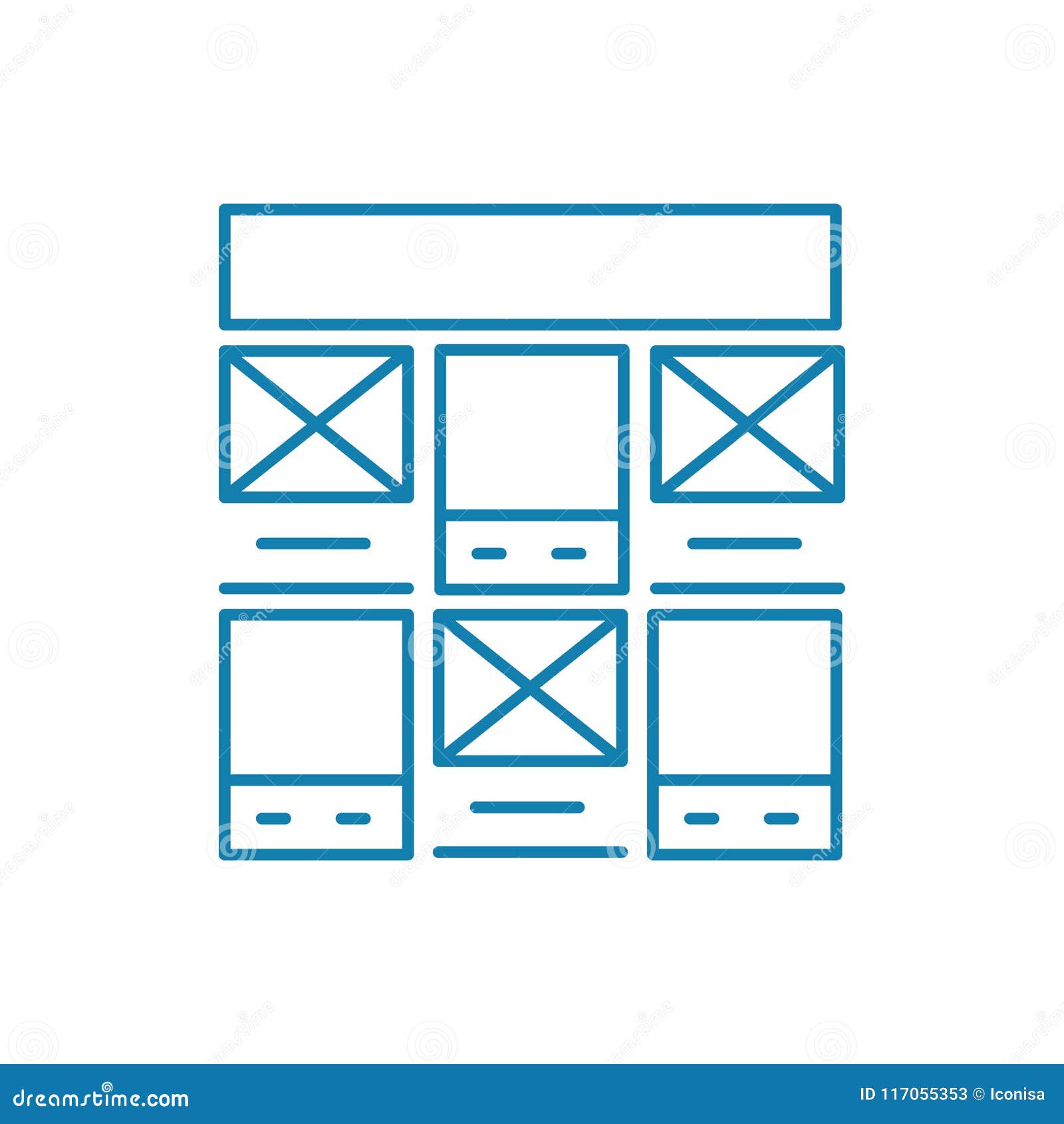 Control Panel Linear Icon Concept. Control Panel Line Vector Sign ...