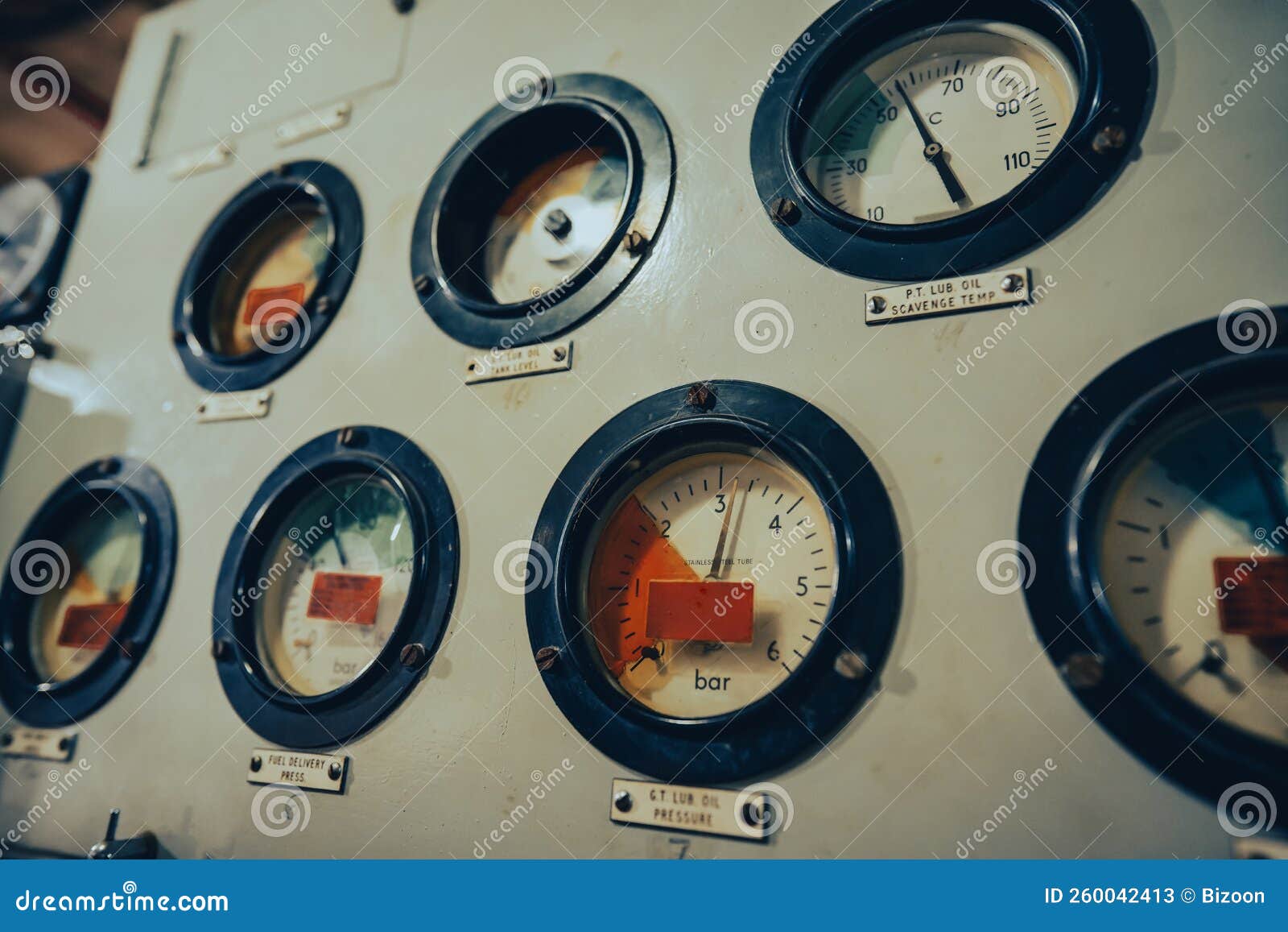 Control Panel with Many Buttons Stock Image - Image of equipment ...