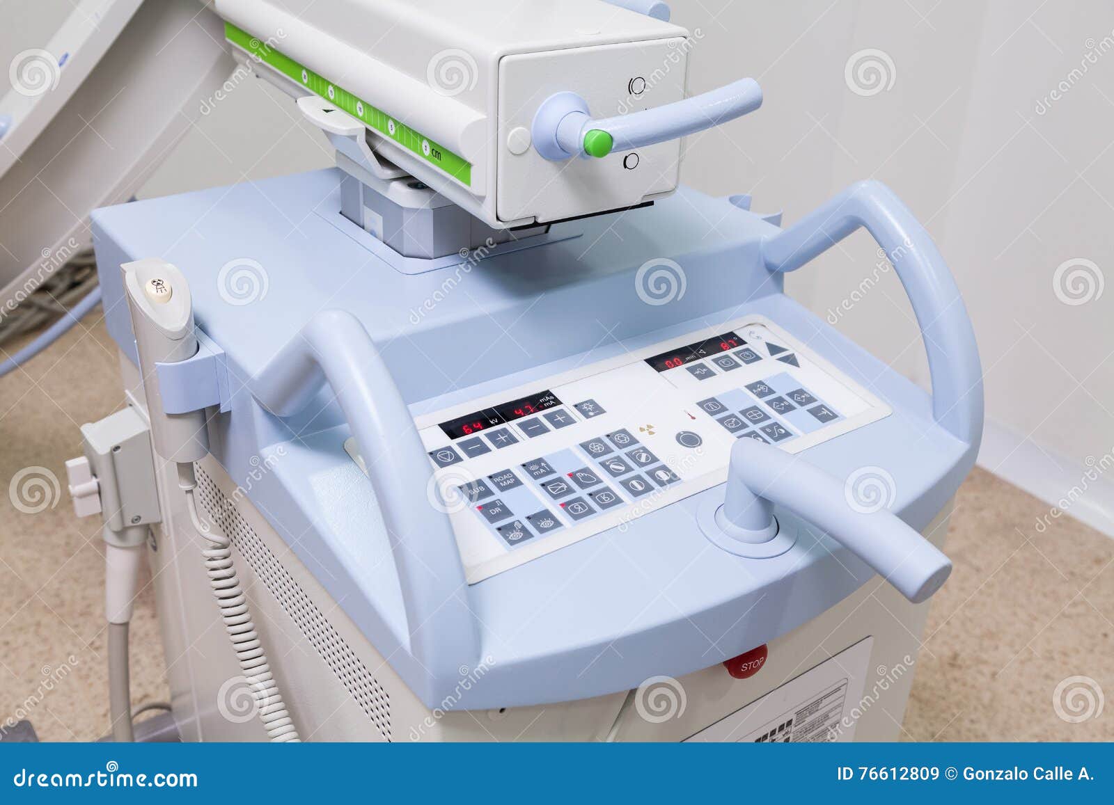 Control Panel of Medical Machine Stock Image - Image of machine ...
