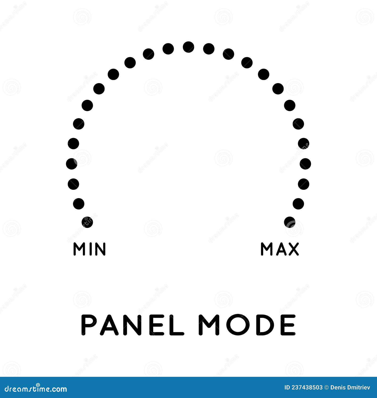 Control Panel Mode Icon. Volume, Bass, Power, Saturation, Strength ...