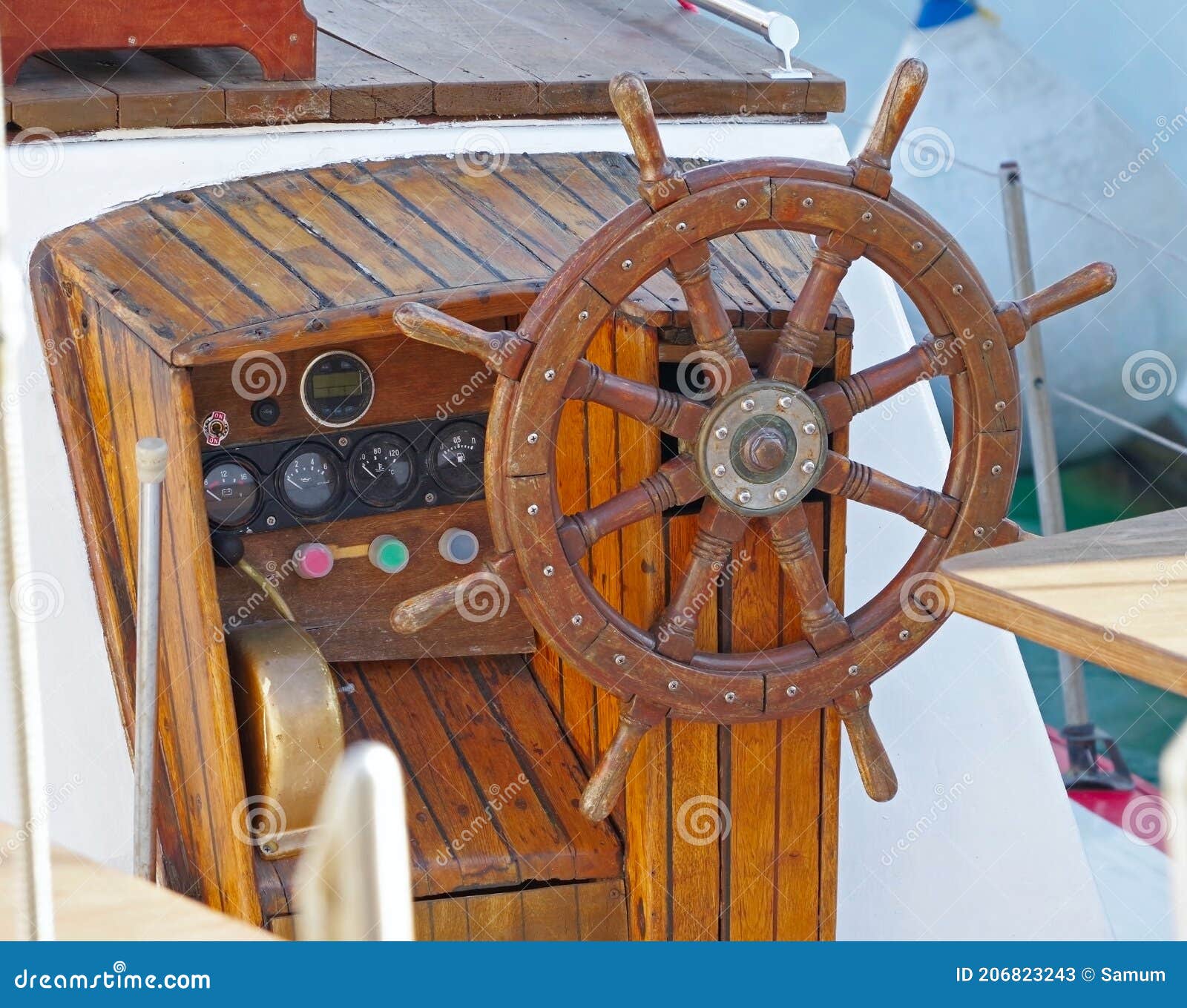 Control Panel of a Motor Boat Stock Image - Image of sailboat, navigate ...