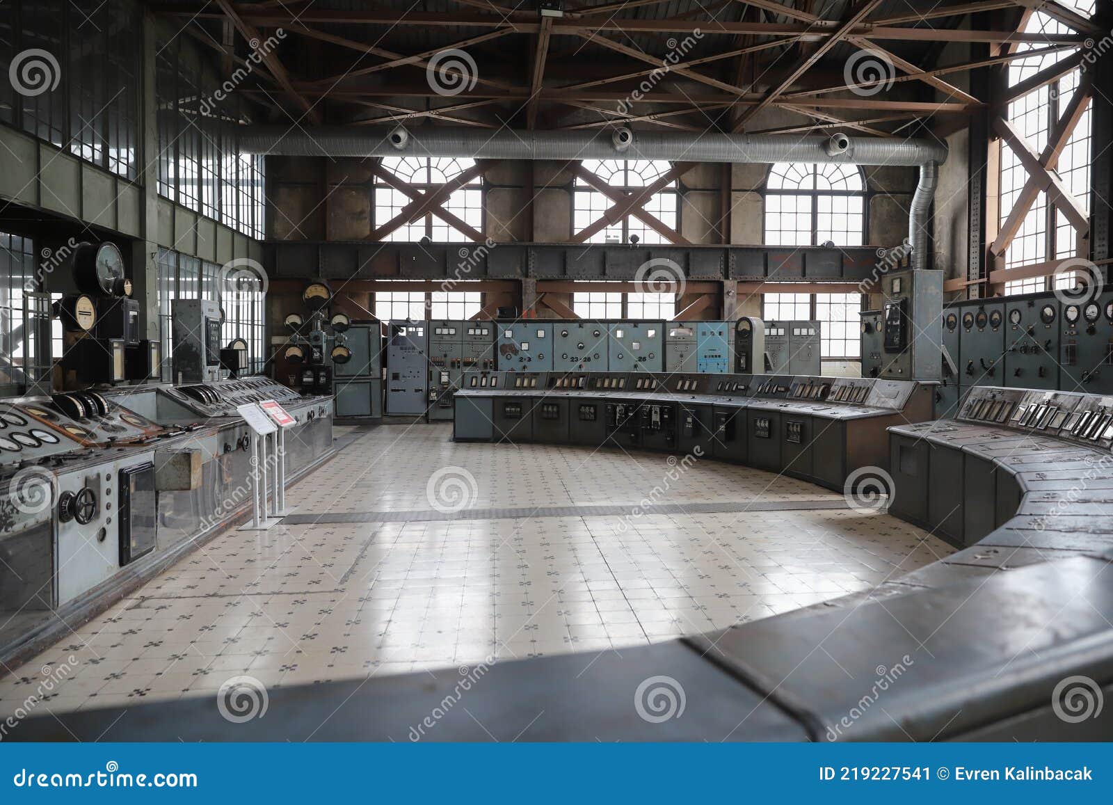 Control Panel of an Old Power Plant Editorial Photo - Image of ...