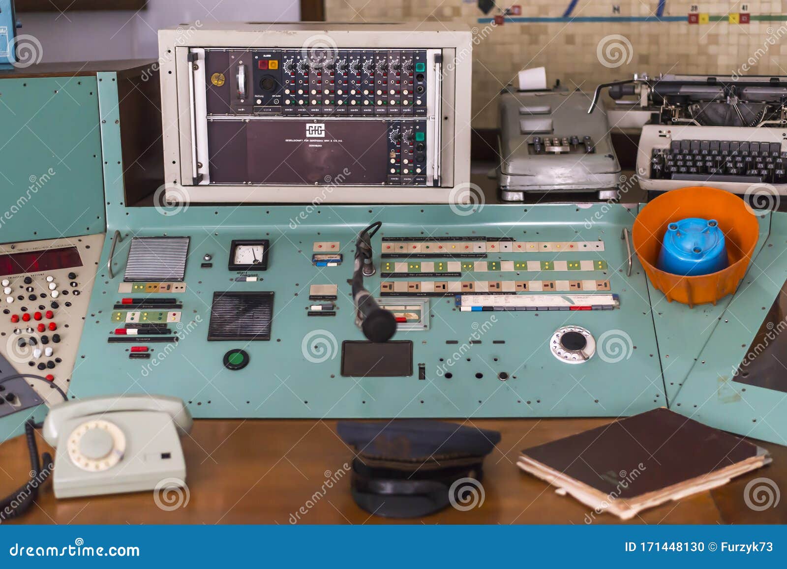 Control Panel in Old Coal Mine Editorial Image - Image of device ...