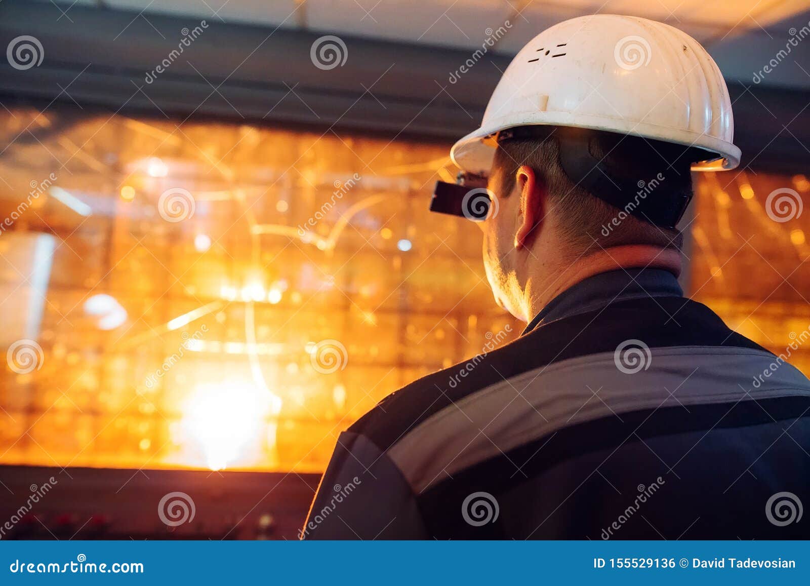 Control Panel. Plant for the Production of Steel Stock Photo - Image of ...