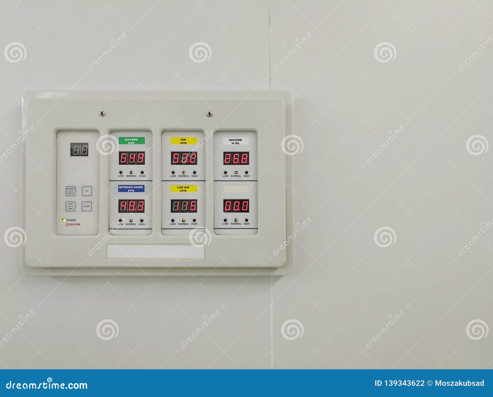 Control Panel of Pressure Regulator Stock Photo - Image of electricity ...