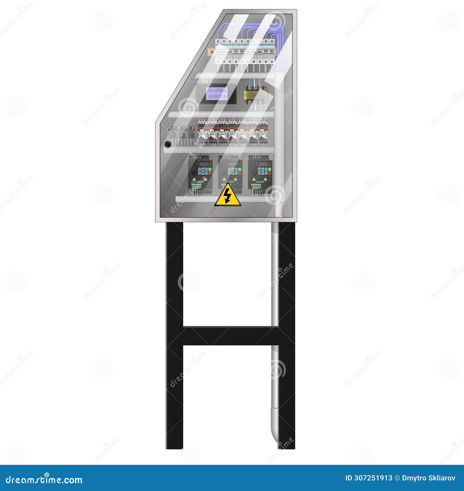 Control Panel. Production Control Panel And Control Of Computer Devices ...