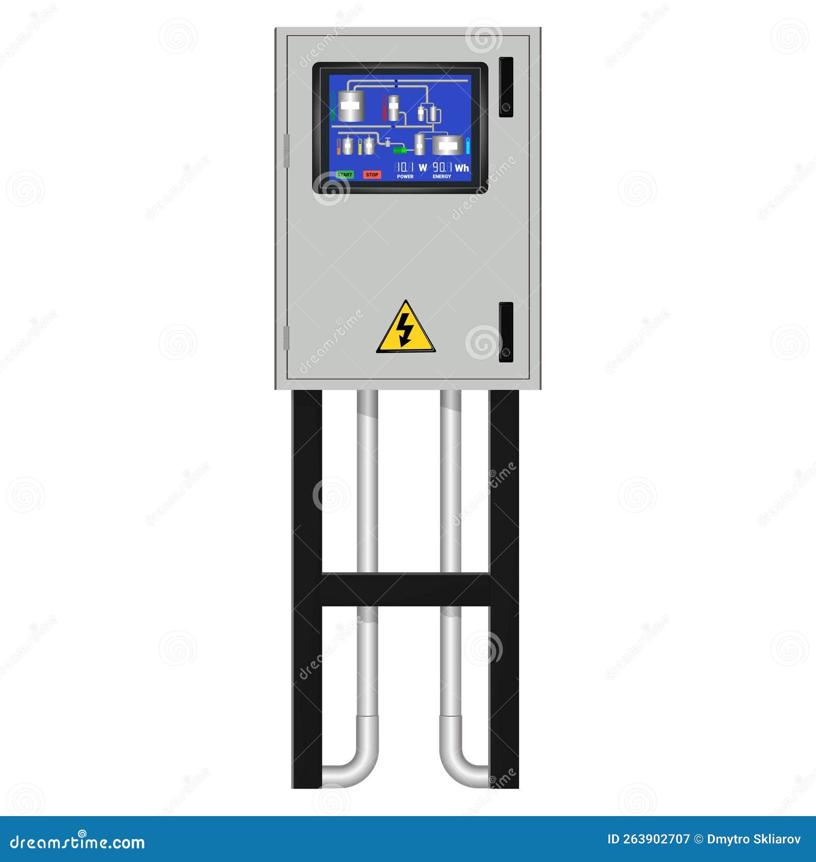 Control Panel. Production Control Panel And Control Of Computer Devices ...
