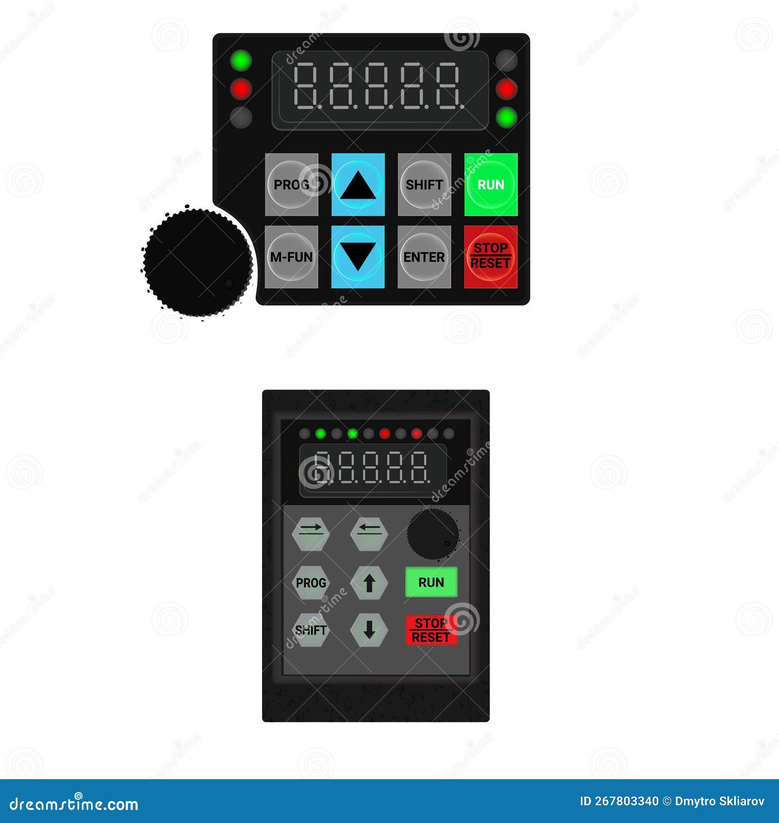 Control Panel. Production Control Panel and Control of Computer Devices ...