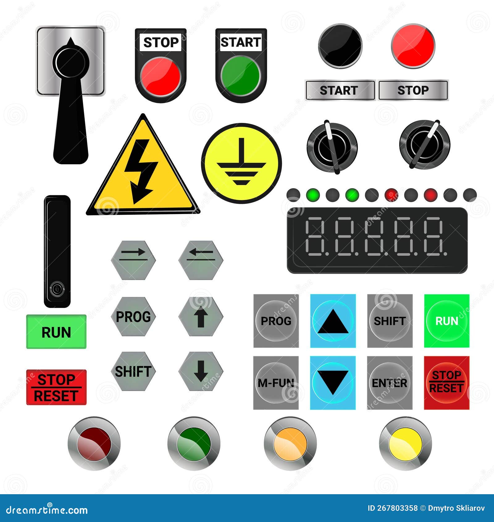 Control Panel. Production Control Panel and Control of Computer Devices ...