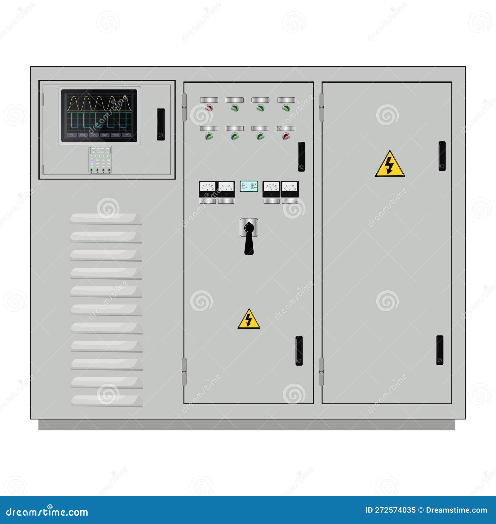 Control Panel. Production Control Panel And Control Of Computer Devices ...