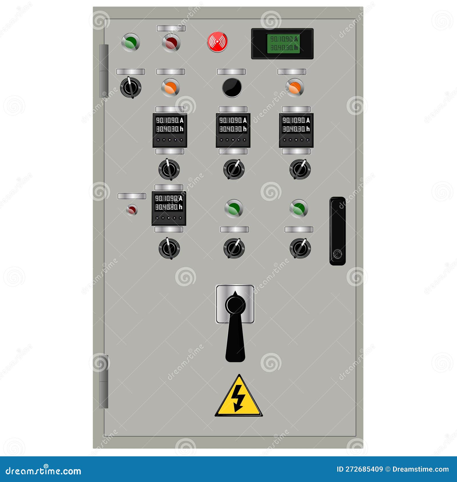 Control Panel. Production Control Panel and Control of Computer Devices ...