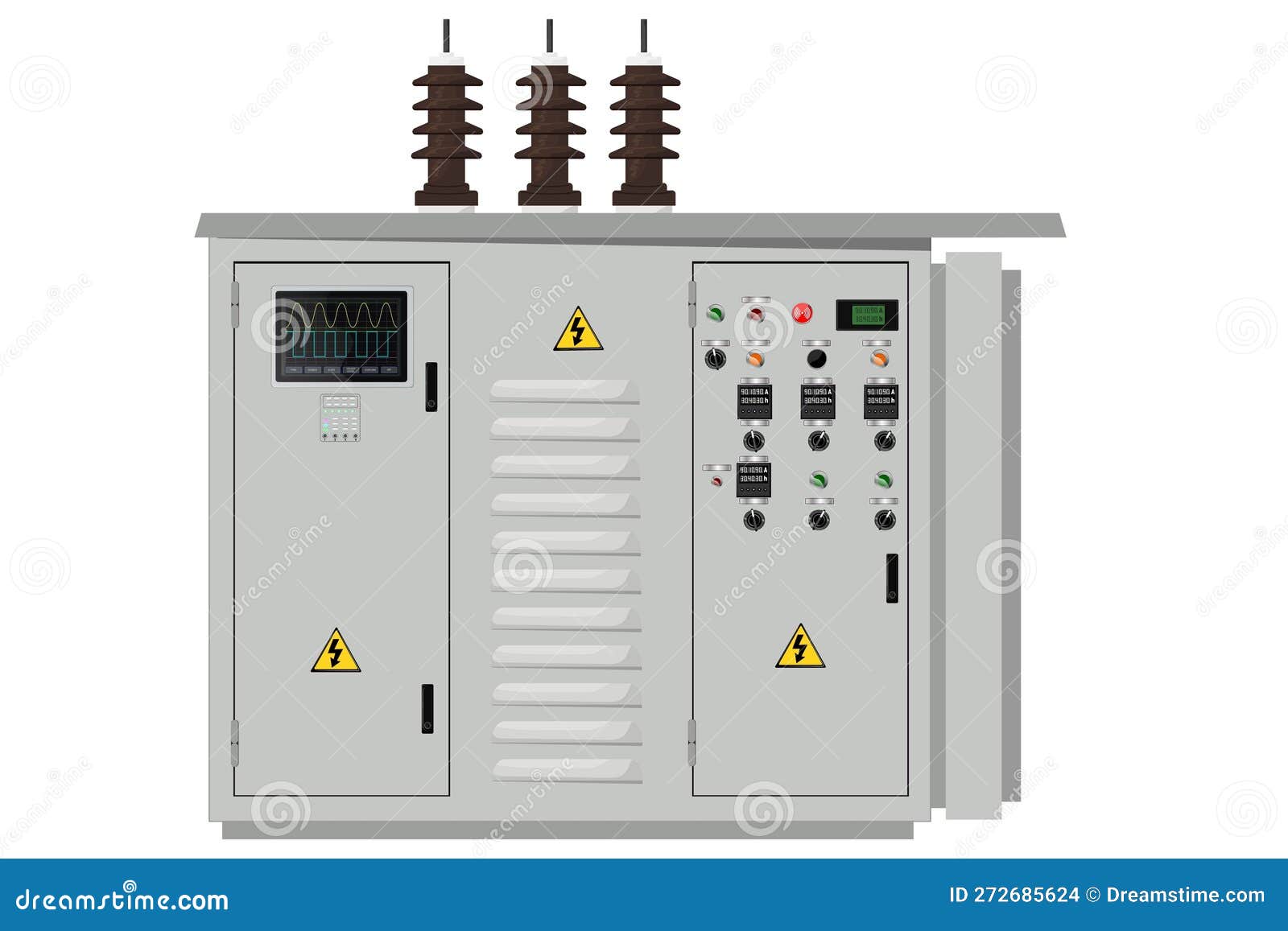 Control Panel. Production Control Panel And Control Of Computer Devices ...