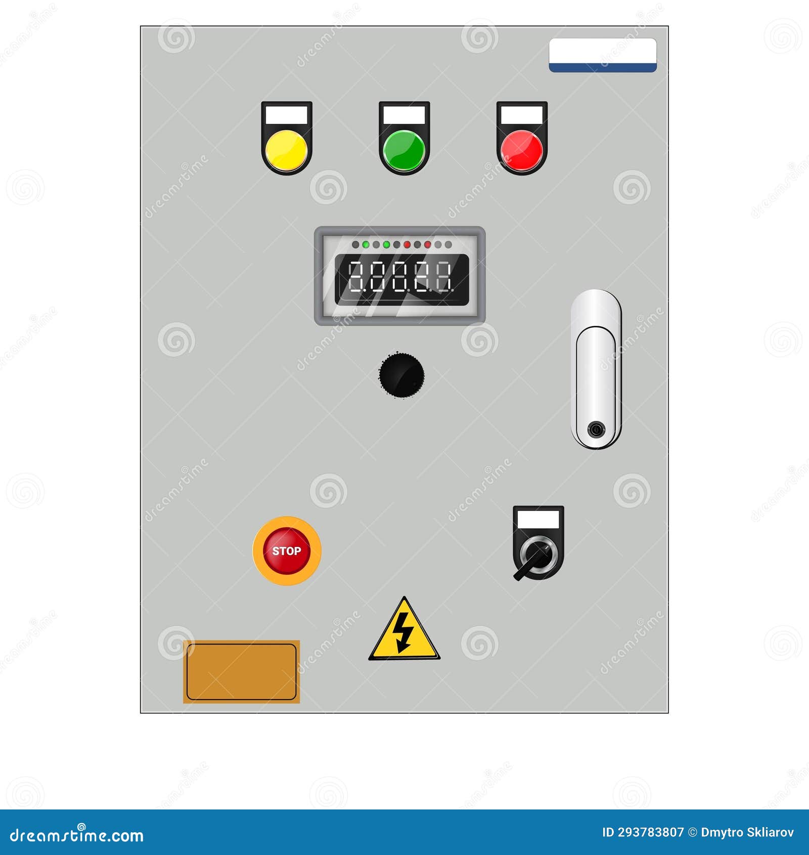 Control Panel. Production Control Panel and Control of Computer Devices ...