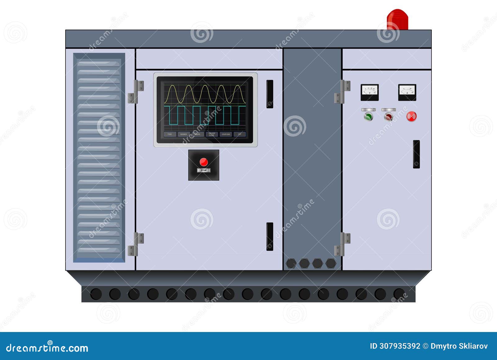 Control Panel. Production Control Panel and Control of Computer Devices ...