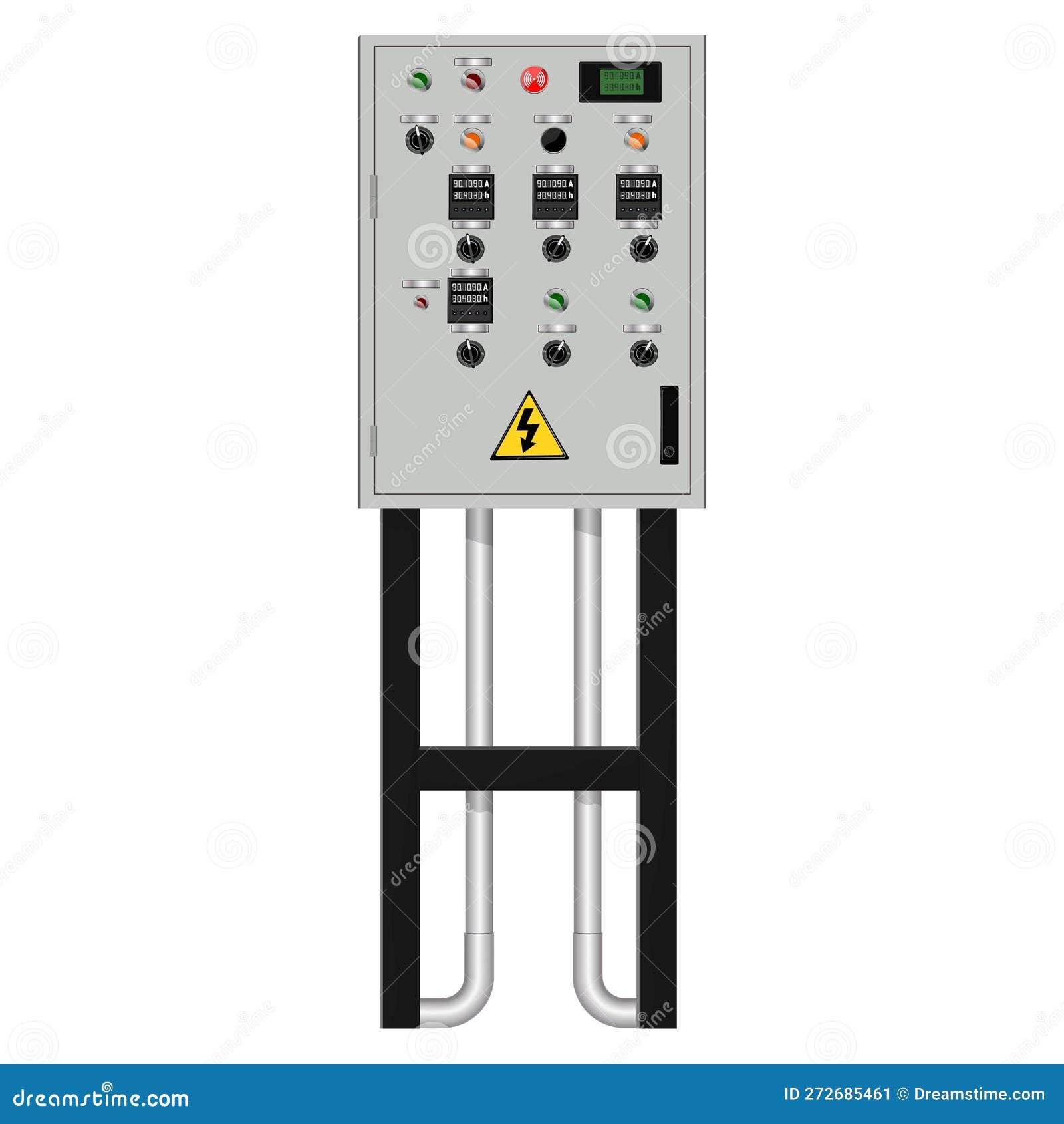 Control Panel. Production Control Panel and Control of Computer Devices ...