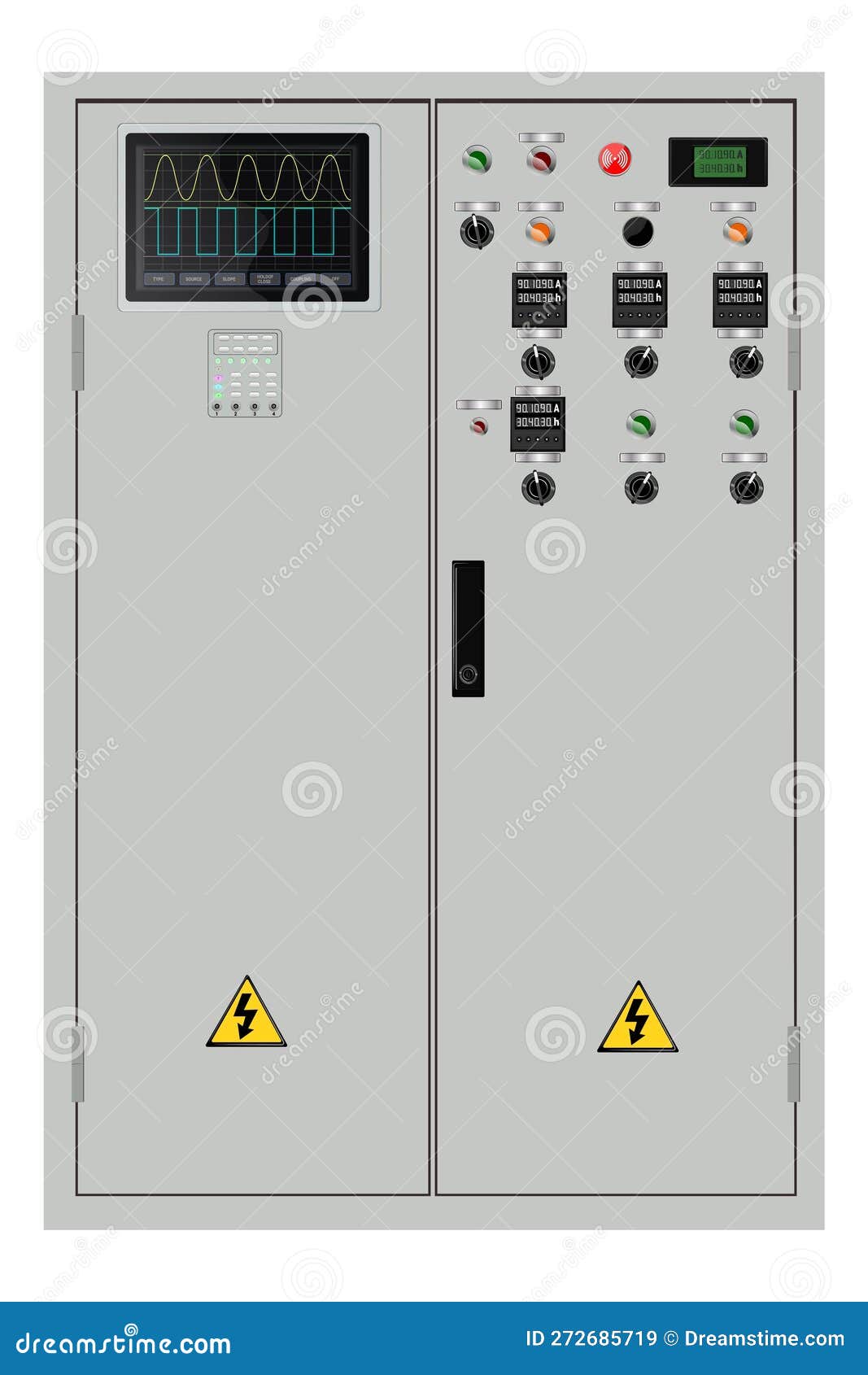 Control Panel. Production Control Panel and Control of Computer Devices ...
