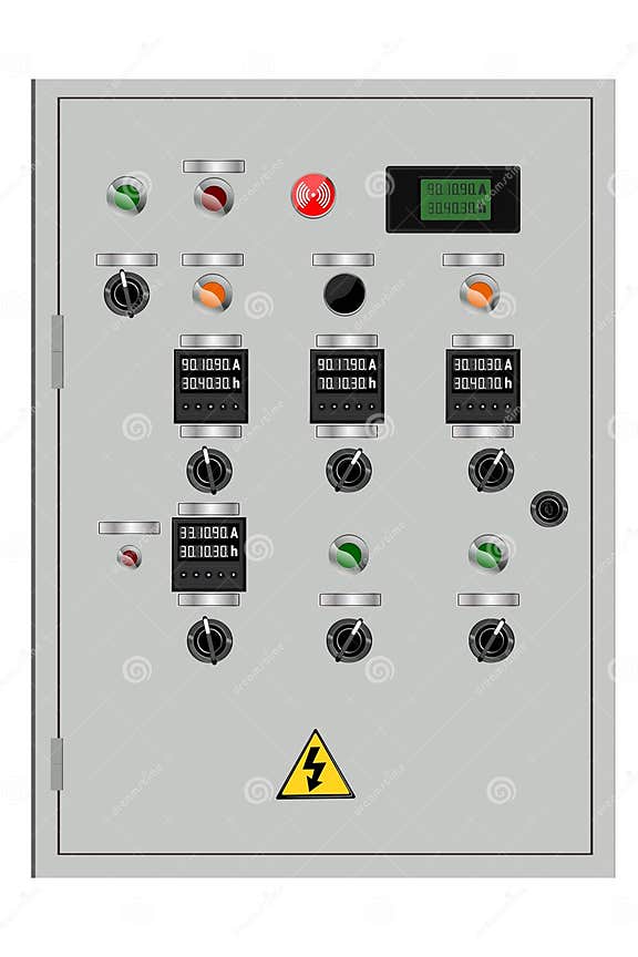 Control Panel. Production Control Panel and Control of Computer Devices ...