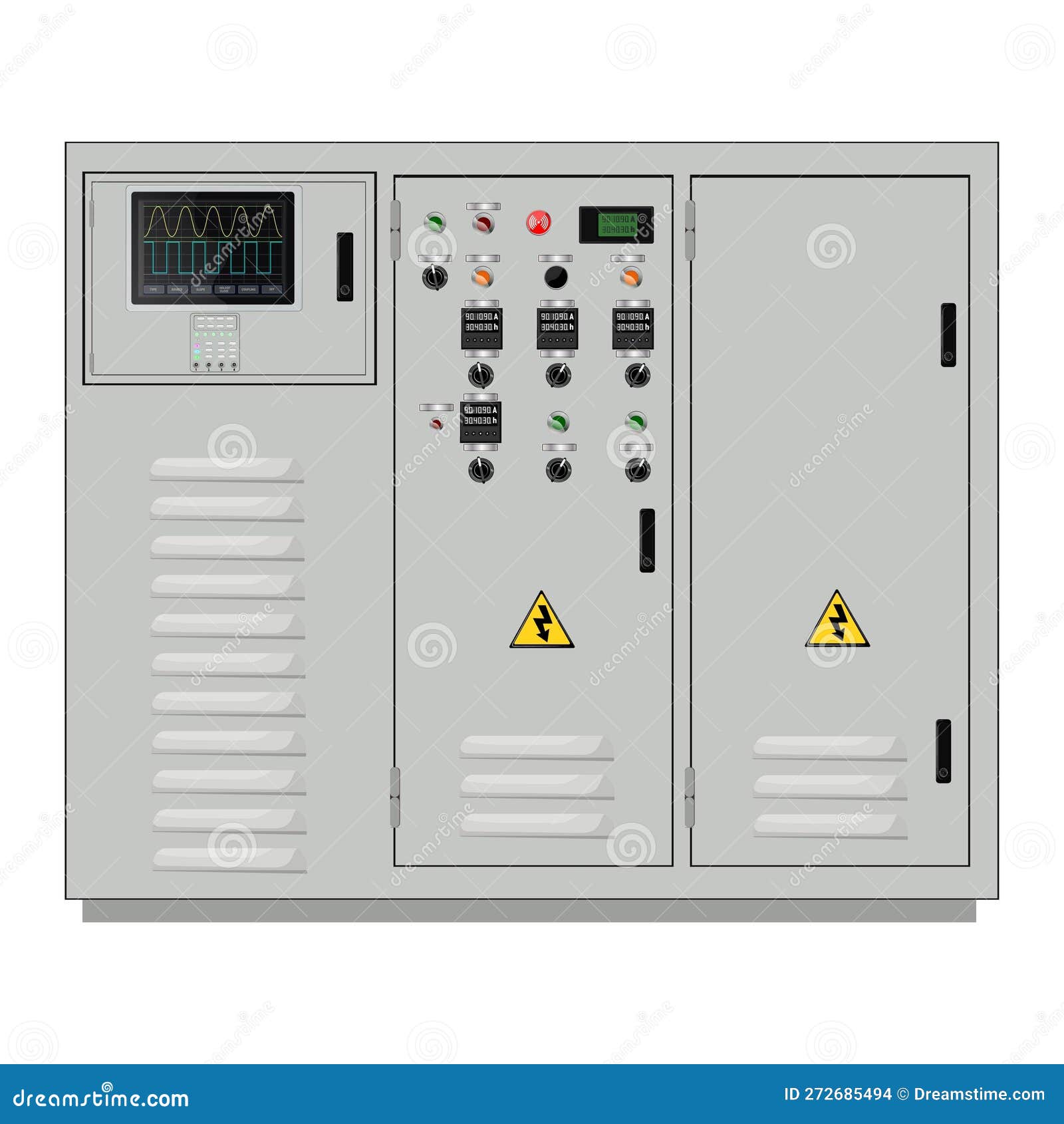 Control Panel. Production Control Panel and Control of Computer Devices ...