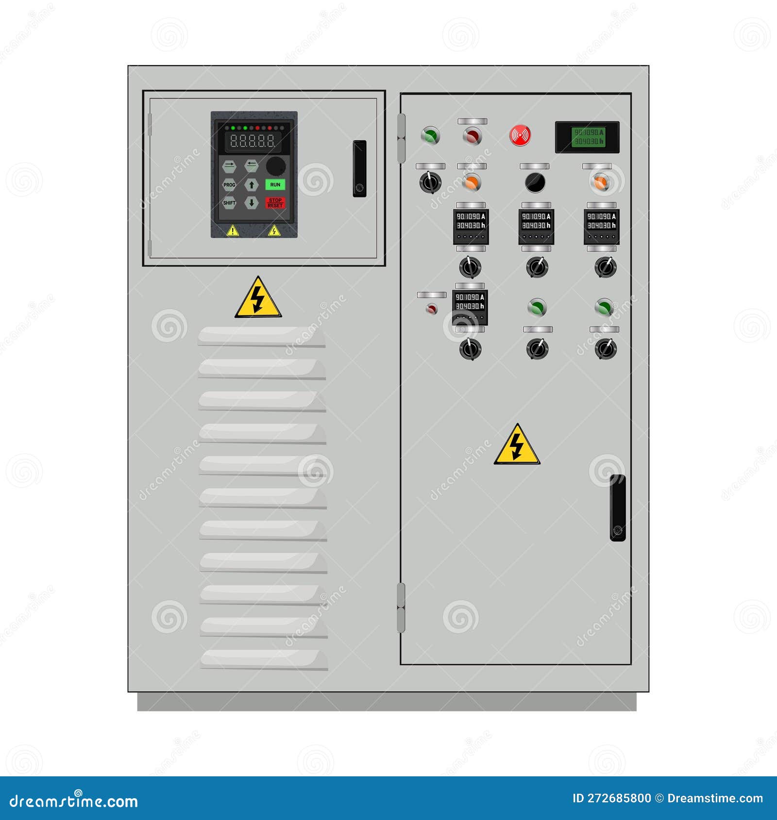 Control Panel. Production Control Panel and Control of Computer Devices ...