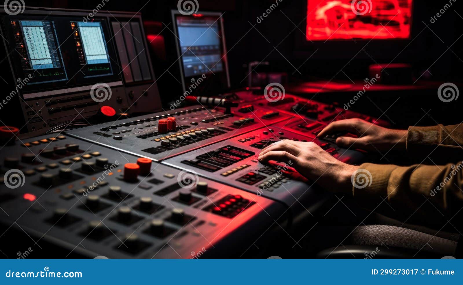 Control Panel for Radar Military Systems Generative Ai Stock ...