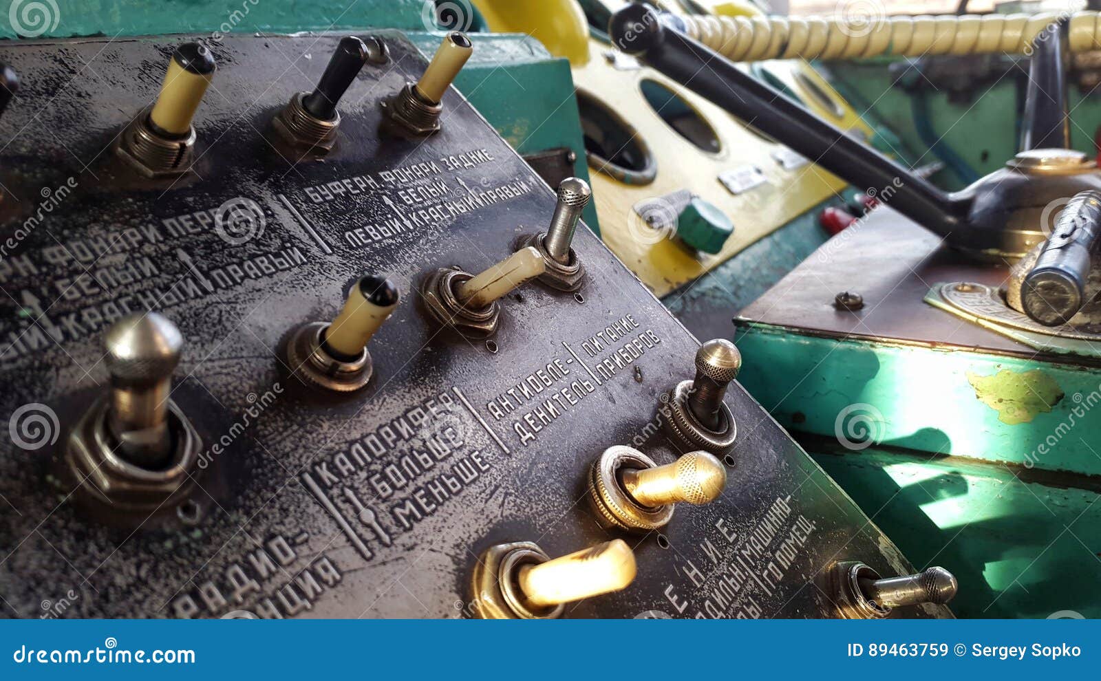 Control Panel.retro Machine Stock Image - Image of machine, board: 89463759