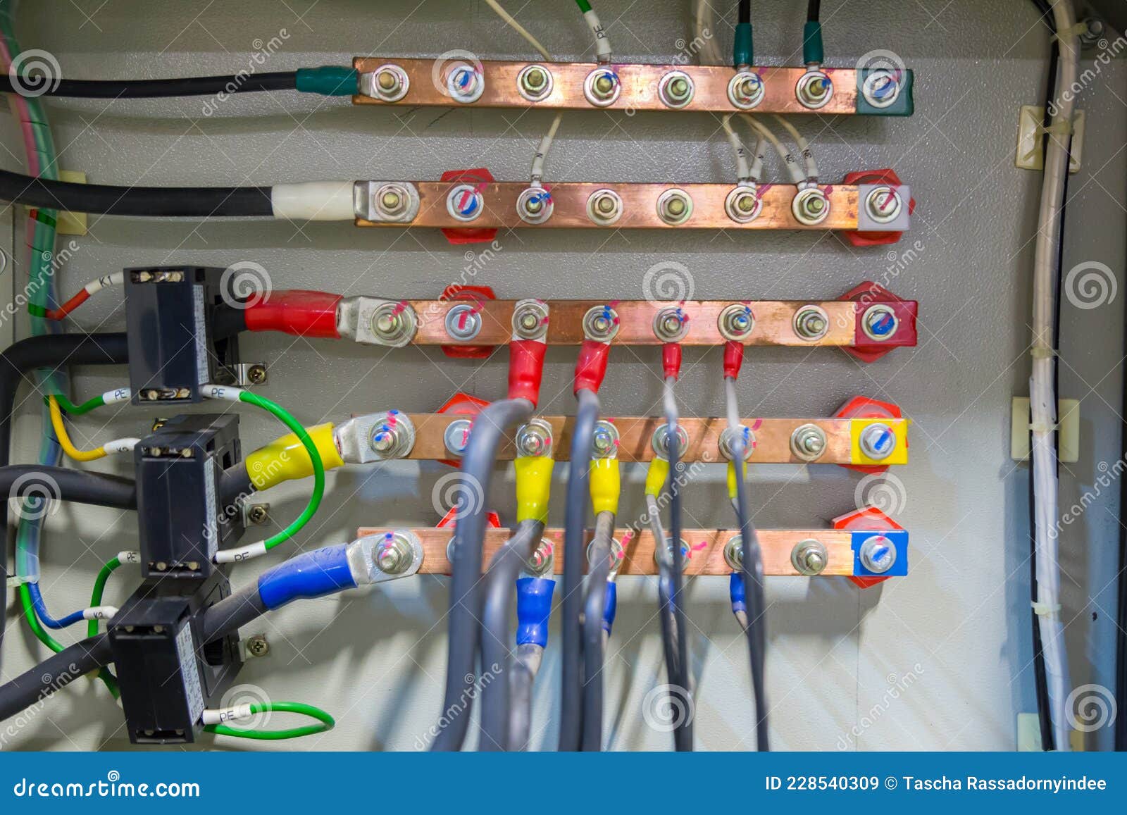 Control Panel in the Control Roomcurrent Electric Stock Image - Image ...