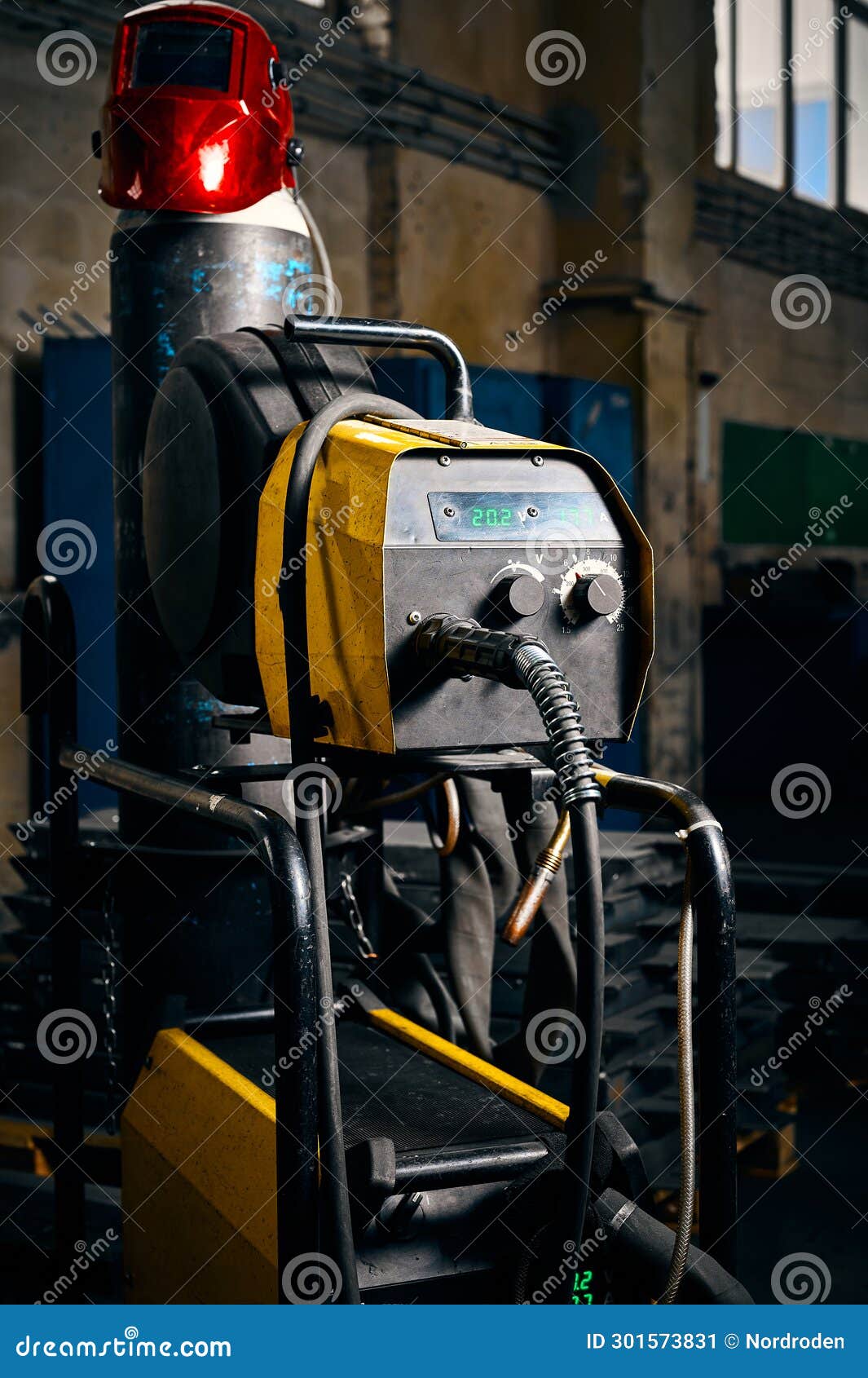 Control Panel of Semi Automatic Wire Feed Welder Machine Stock Image ...