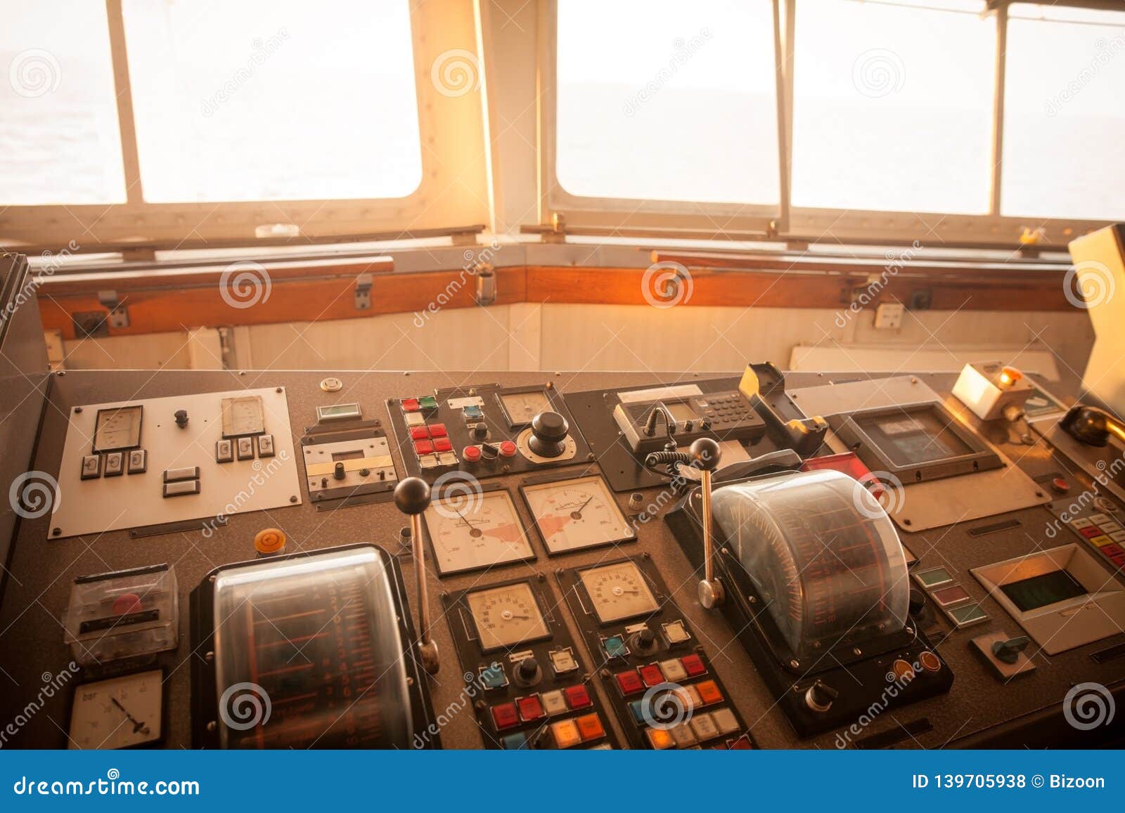 Control panel of a ship stock photo. Image of switch - 139705938