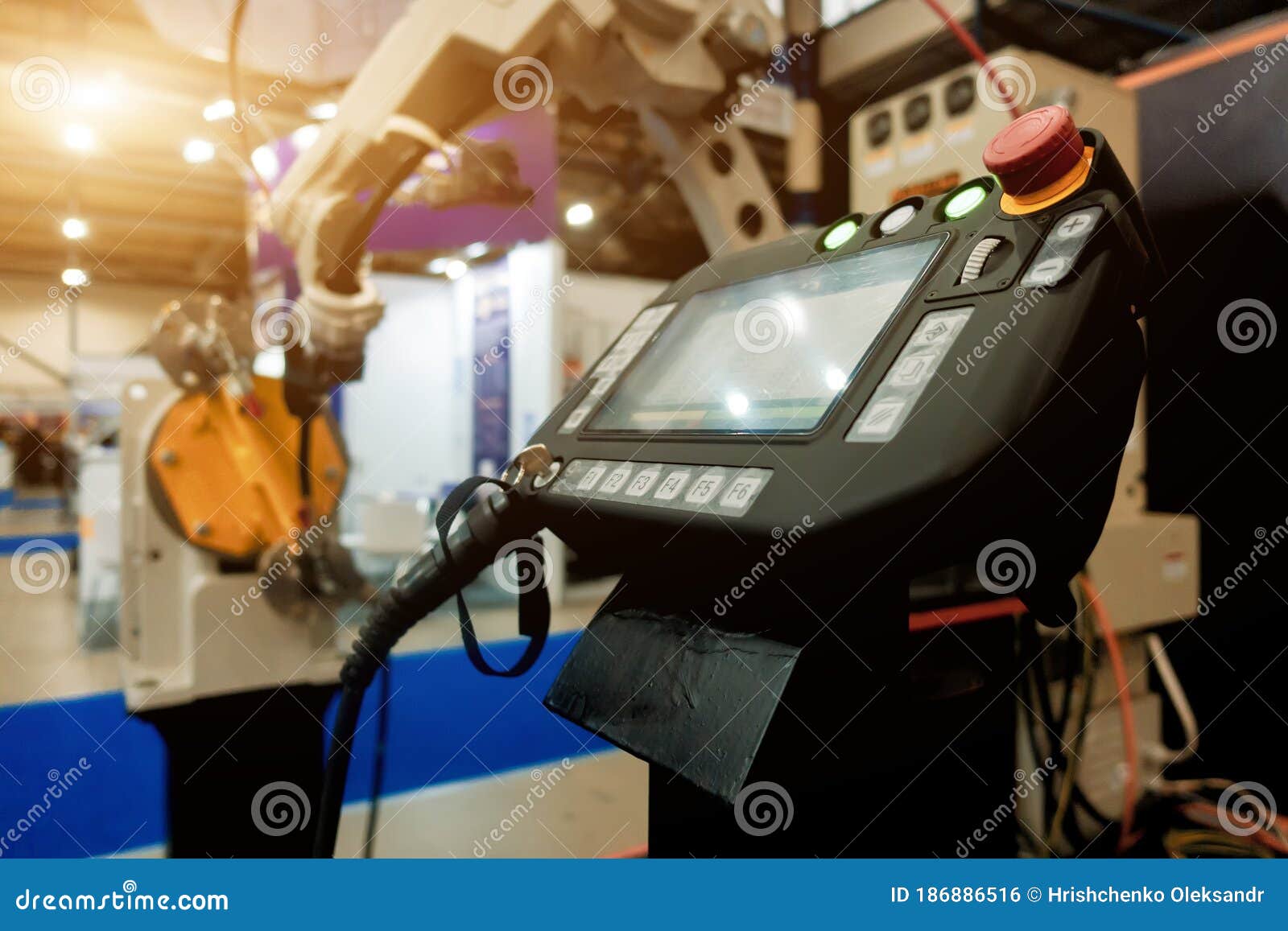 Control Panel for Software for Automatic Welding Stock Photo - Image of ...