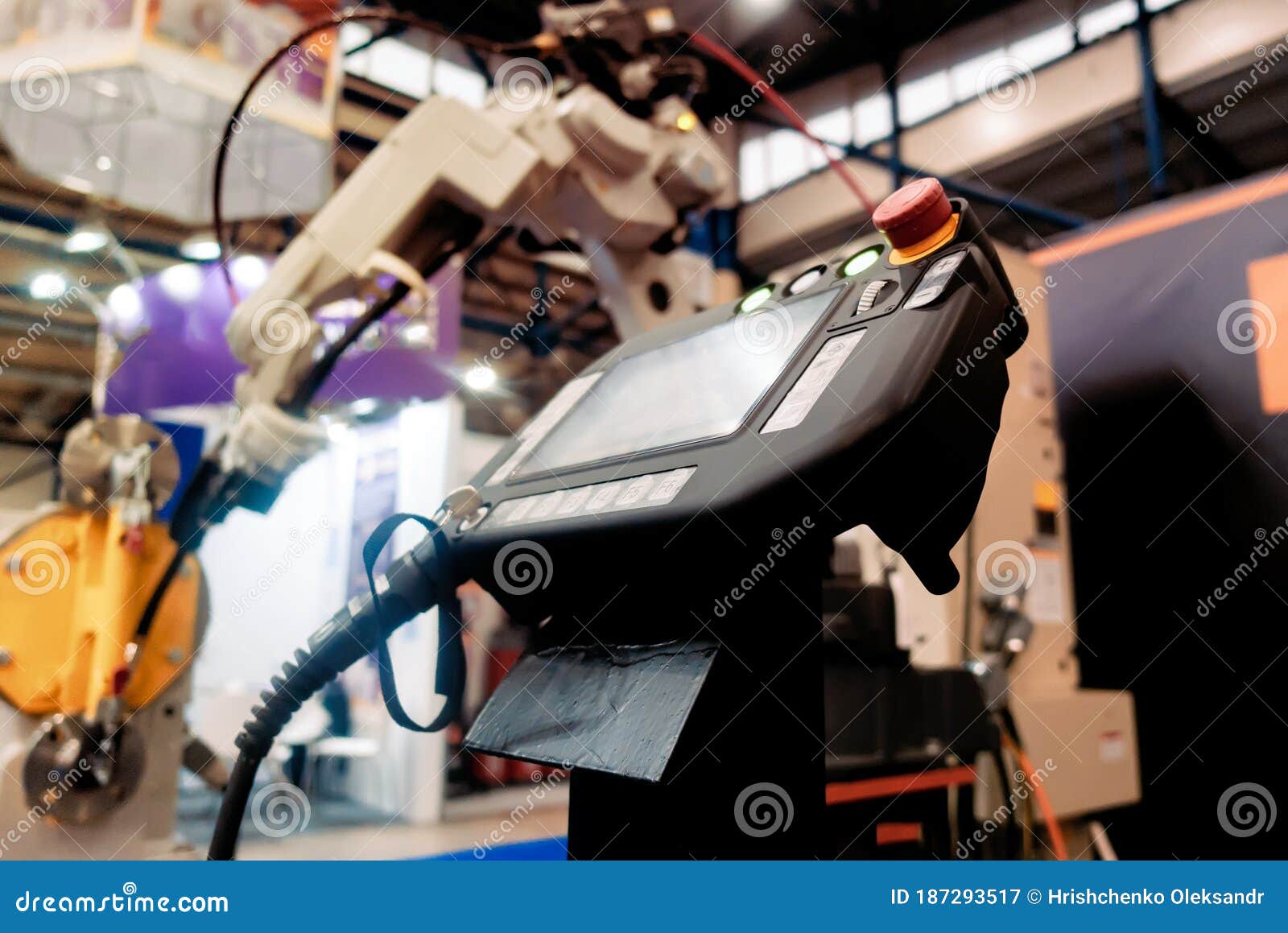 Control Panel for Software for Automatic Welding Stock Image - Image of ...