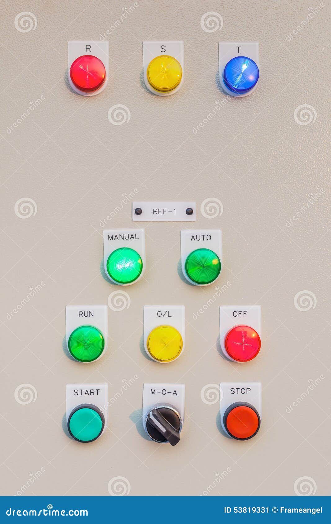 Control Panel Switch Button for Main Engine Room, Can Use To Mon Stock ...