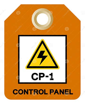 Control Panel Tag Label Symbol Sign, Vector Illustration, Isolate on ...