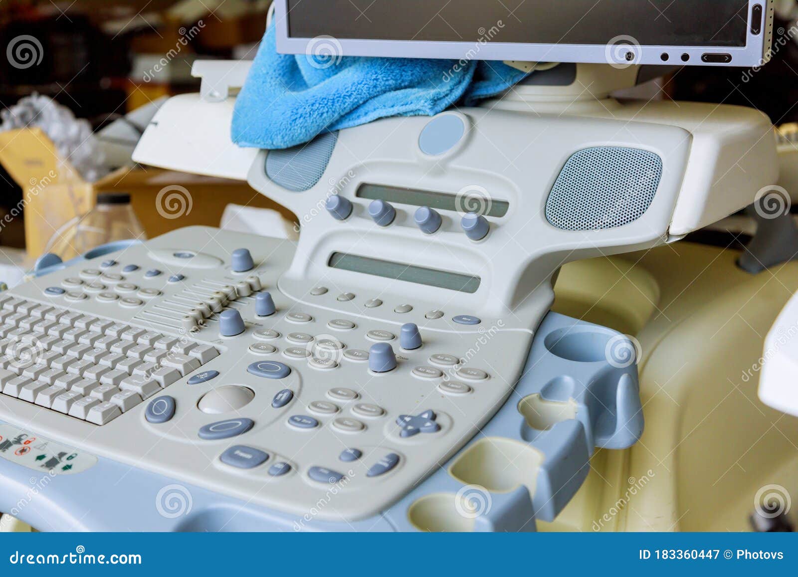 Control Panel Ultrasound Examination of Medical Equipment Stock Image ...