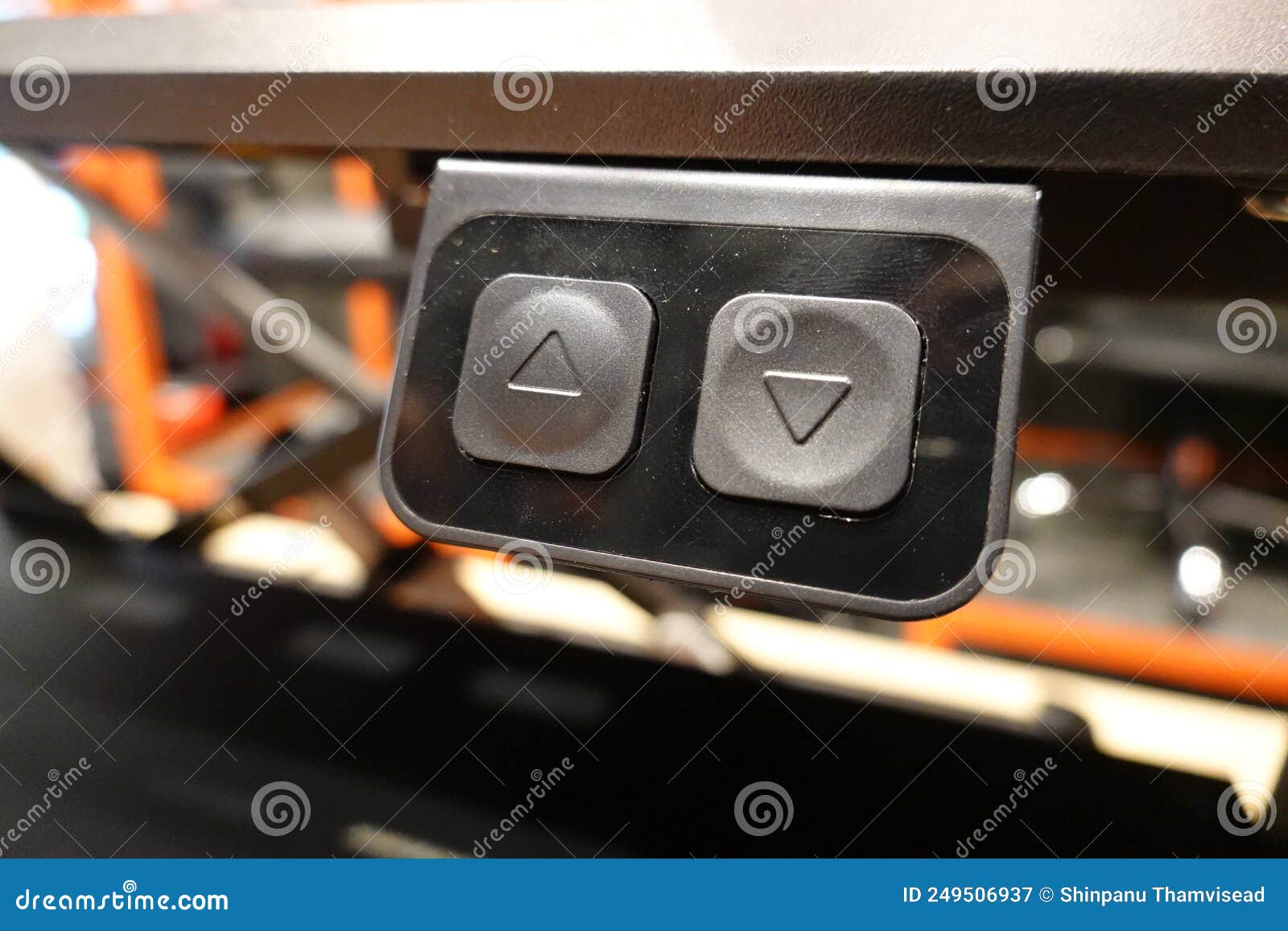 Control Panel Up and Down Switch of Table Electric Standing. Automatic ...