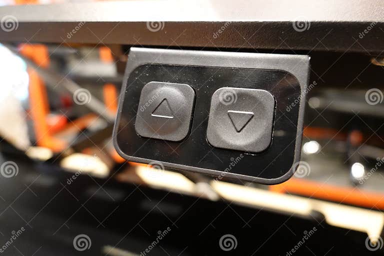 Control Panel Up and Down Switch of Table Electric Standing. Automatic ...