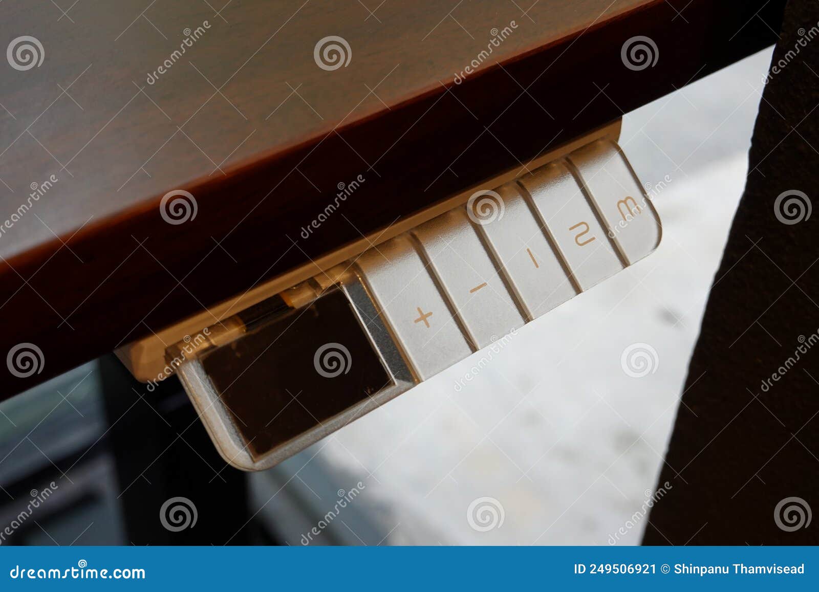Control Panel Up and Down Switch of Table Electric Standing. Automatic ...