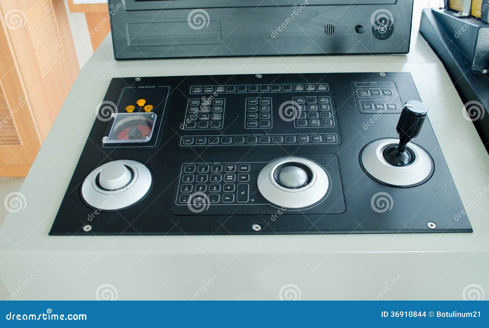Control panel stock photo. Image of boat, control, equipment - 36910844