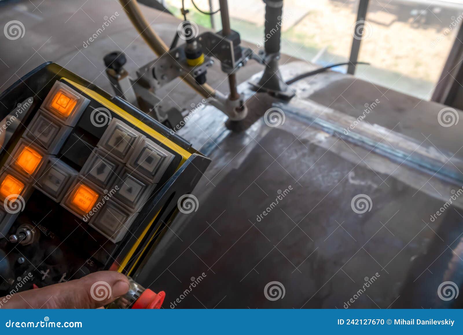 The Control Panel. the Welder Controls the Submerged Arc Welding ...