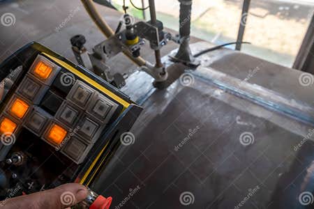 The Control Panel. the Welder Controls the Submerged Arc Welding ...