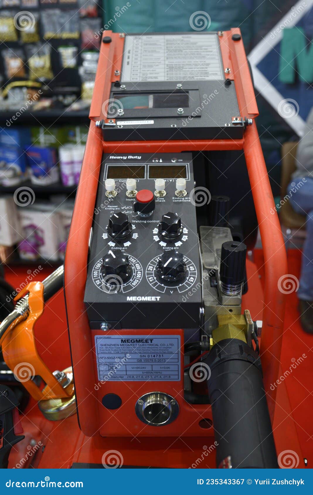Control Panel of the Welder, Electric Welding Machine Editorial ...