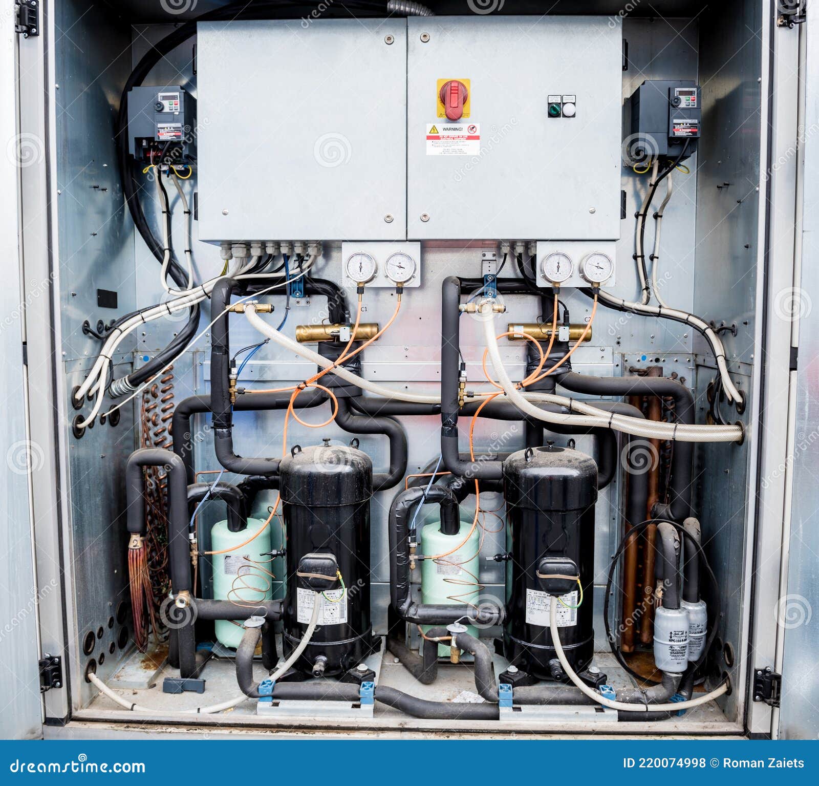 Control Panels and Frequency Converters in the Supply Section of the ...